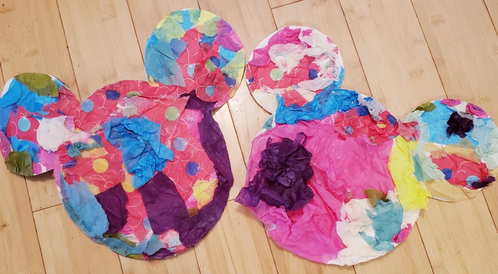 Paper plate Mickey crafts – Mickey Ears 4 Minnie Money